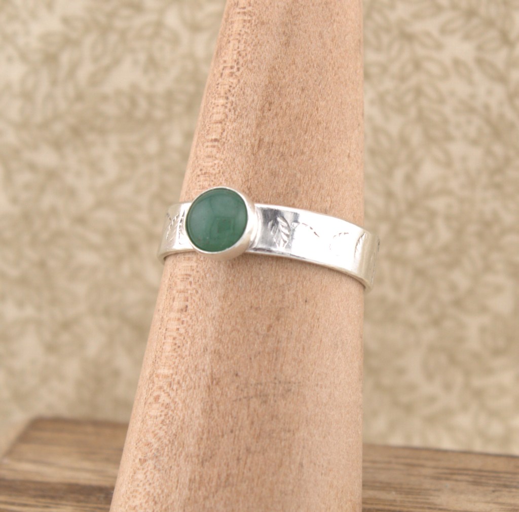Green Aventurine Ring 02 | Spectral Stone Lapidary Arts